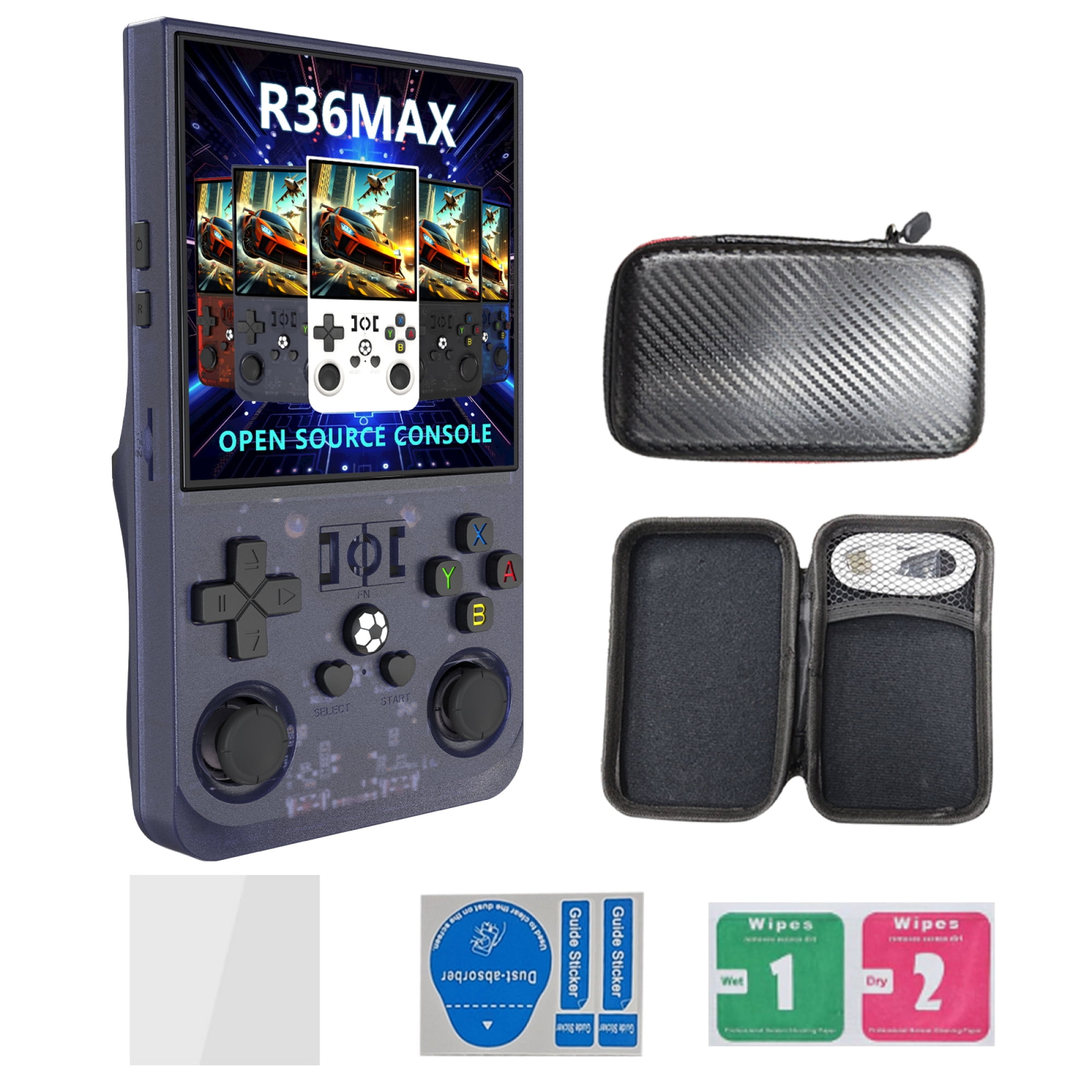 The latest R36SMAX open source handheld game console, nostalgic arcade ...