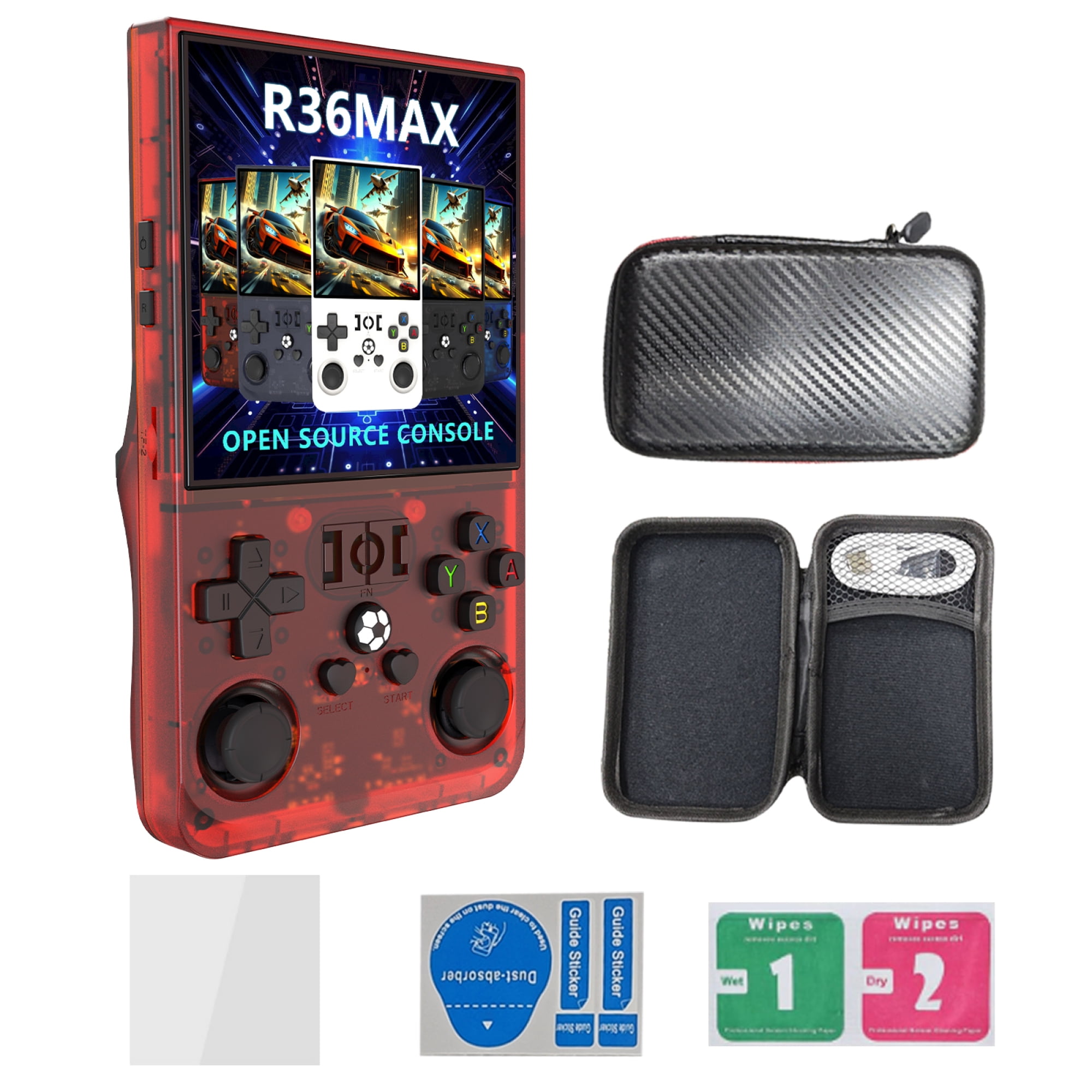 The latest R36SMAX open source handheld game console, nostalgic arcade ...
