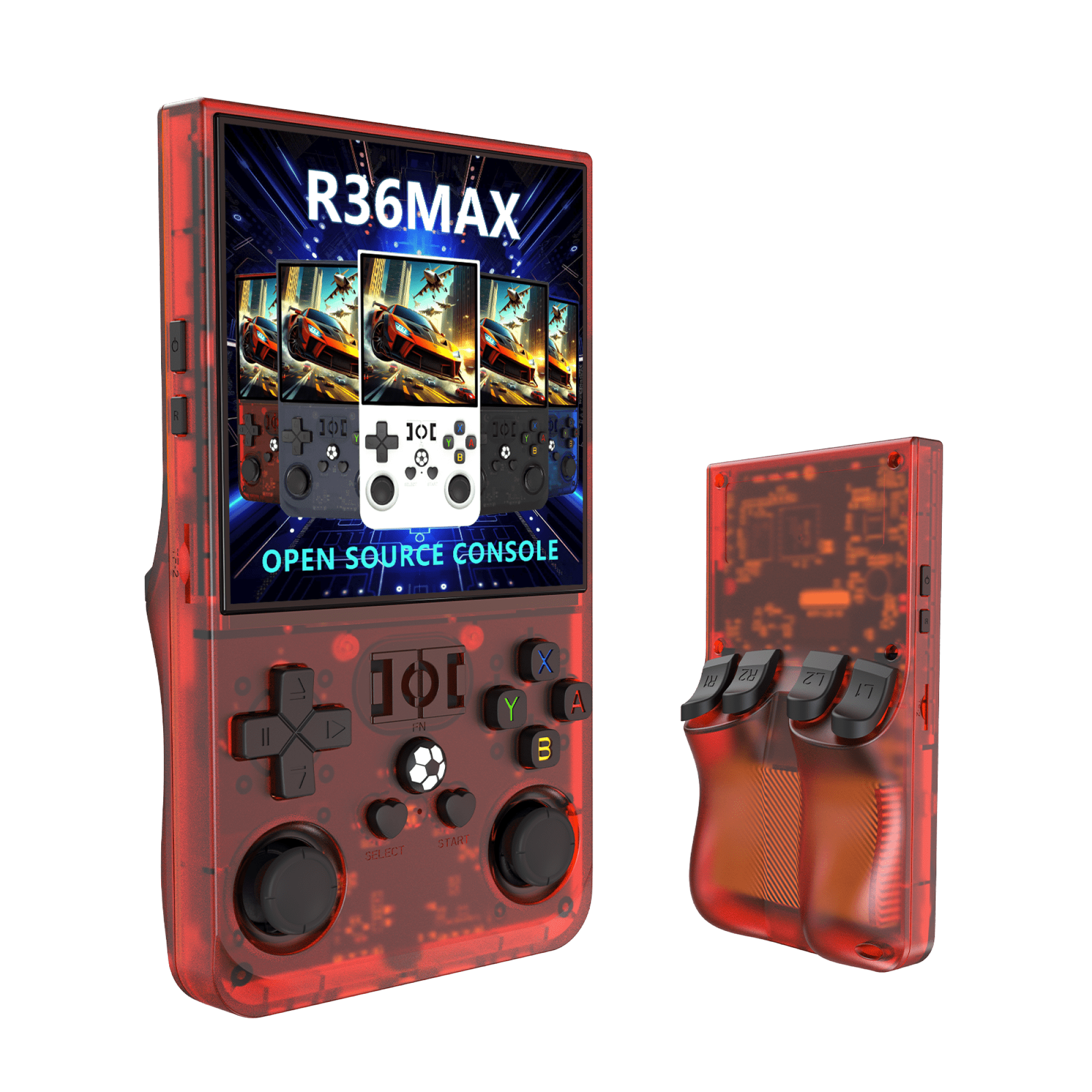The latest R36SMAX open source handheld game console, nostalgic arcade ...