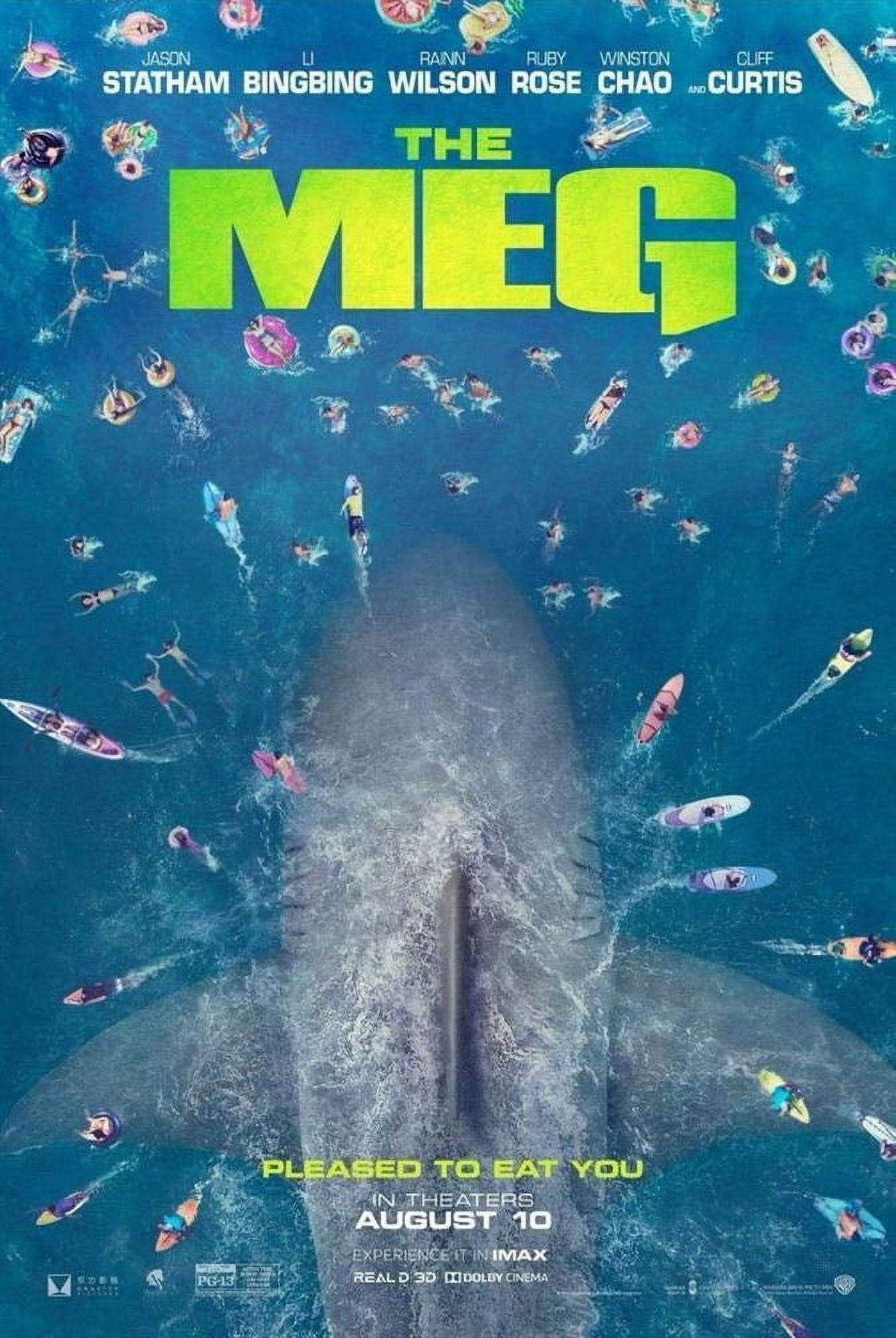 The meg (4K Ultra HD) Jon Turteltaub Bingbing Li Jason Statham - Walmart.com
