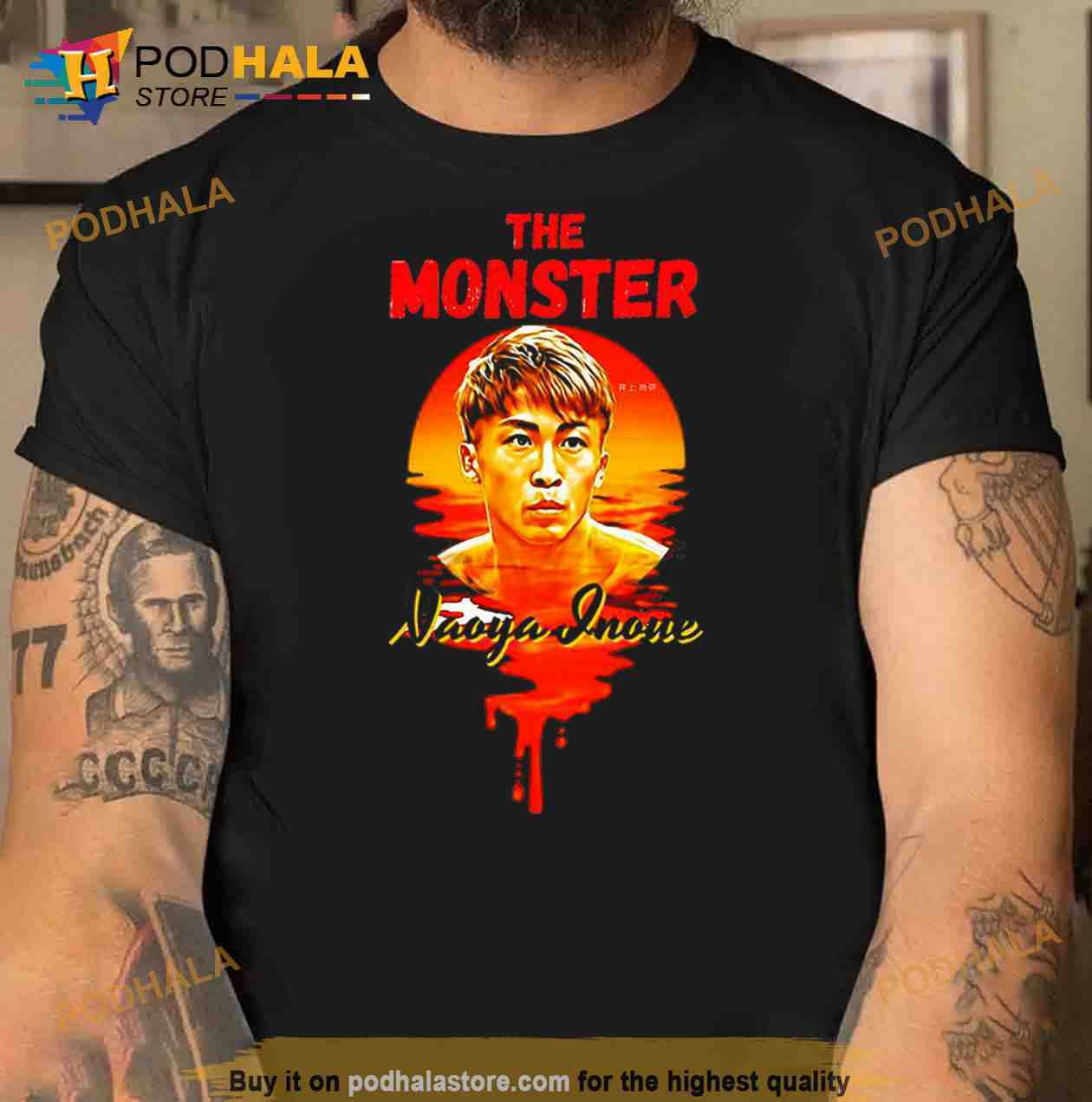The-monster-sunset-design-naoya-inoue-trending-shirt - Walmart.com