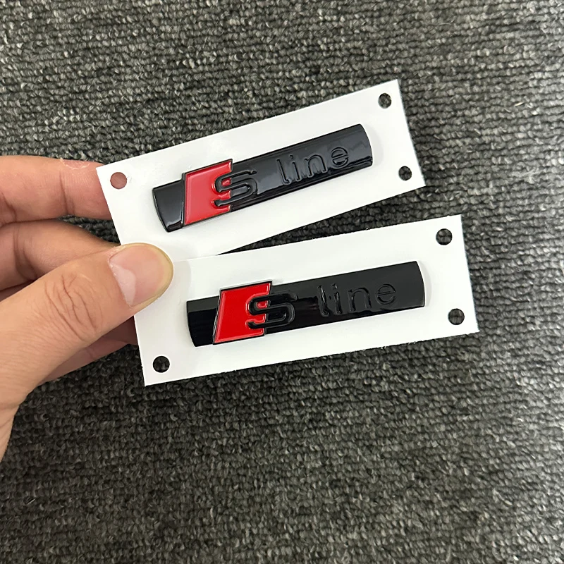 The new ABS letter 3D sticker Quattro Sline 2.0T is suitable for the ...