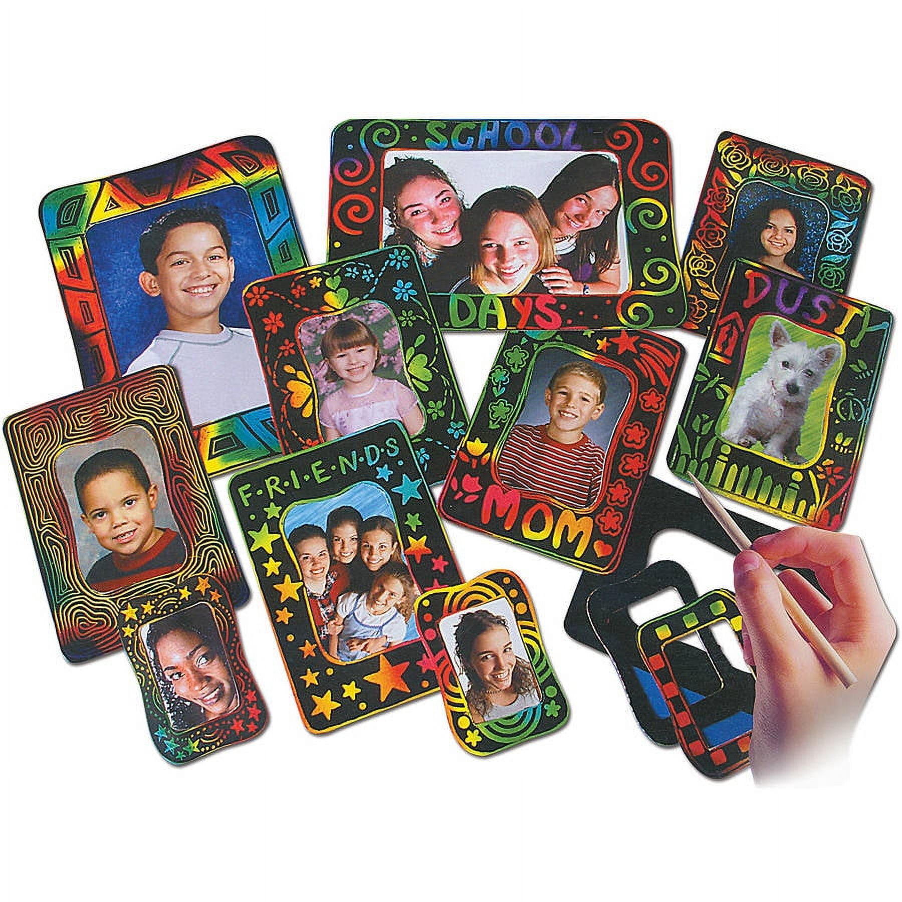The original Melissa Doug Scratch Art Photo Frames Group Pack - Walmart.com