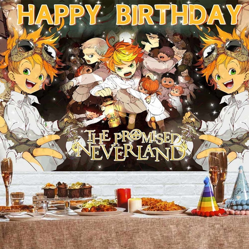 The promised neverland Backdrop Banner Party Supplies Poster Movie ...