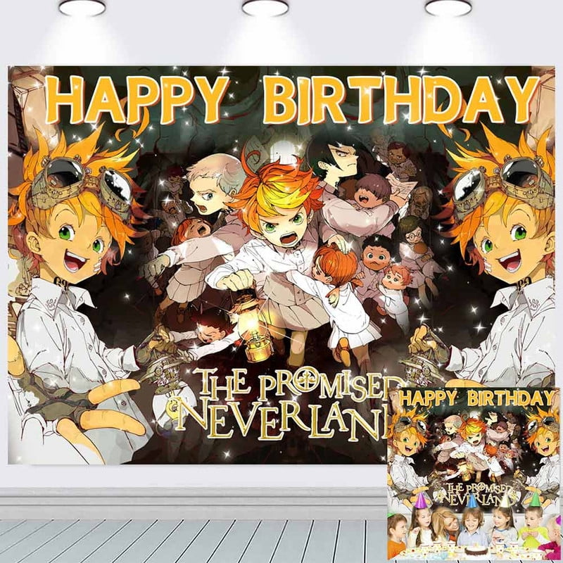 The promised neverland Backdrop Banner Party Supplies Poster Movie ...