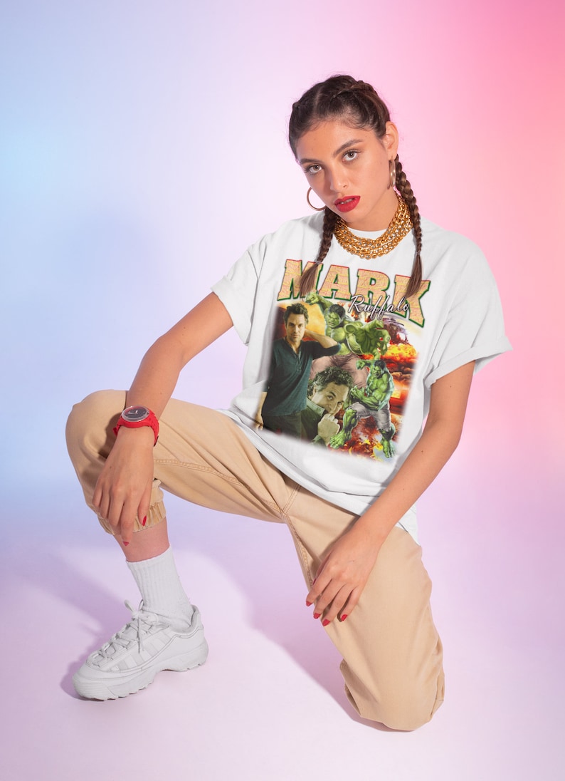 The puff sleeve design brings a charming vintage look Mark Ruffalo ...