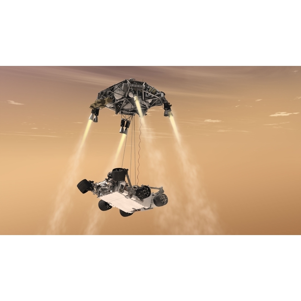 The sky crane maneuver during the descent of NASAs Curiosity rover ...