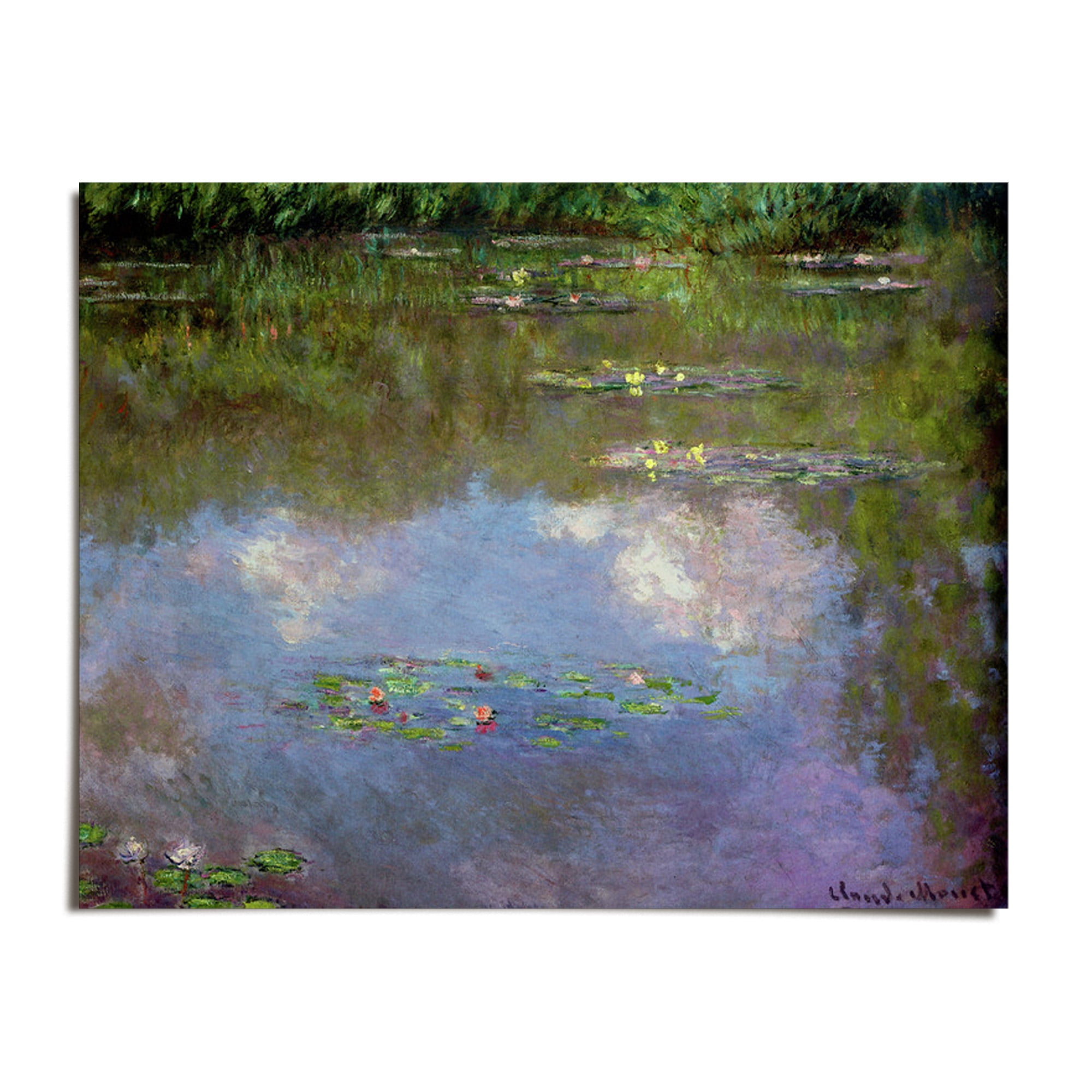 The sunken path, 1882 - Claude Monet - 11x14 - Wall Art Print ...