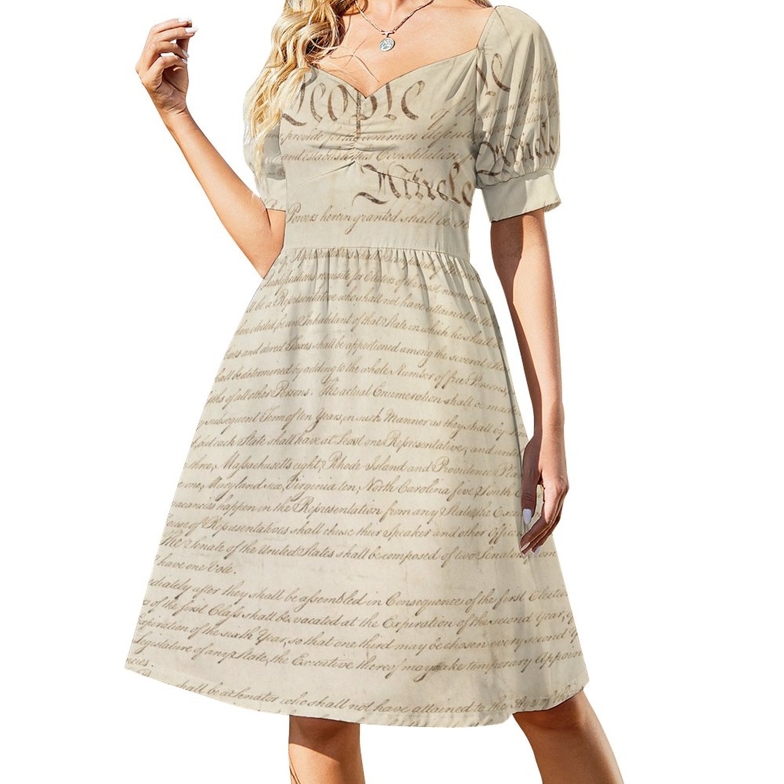 The titution of United States of America 1 Sleeveless Dress prom ...