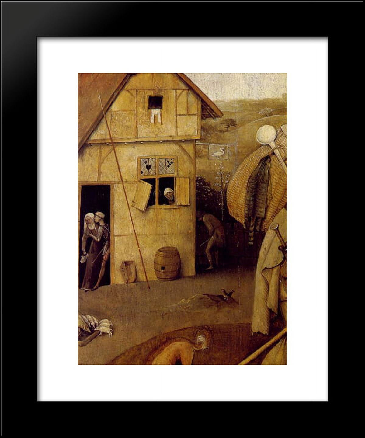 The wayfarer 20x24 Framed Art Print by Bosch, Hieronymus - Walmart.com