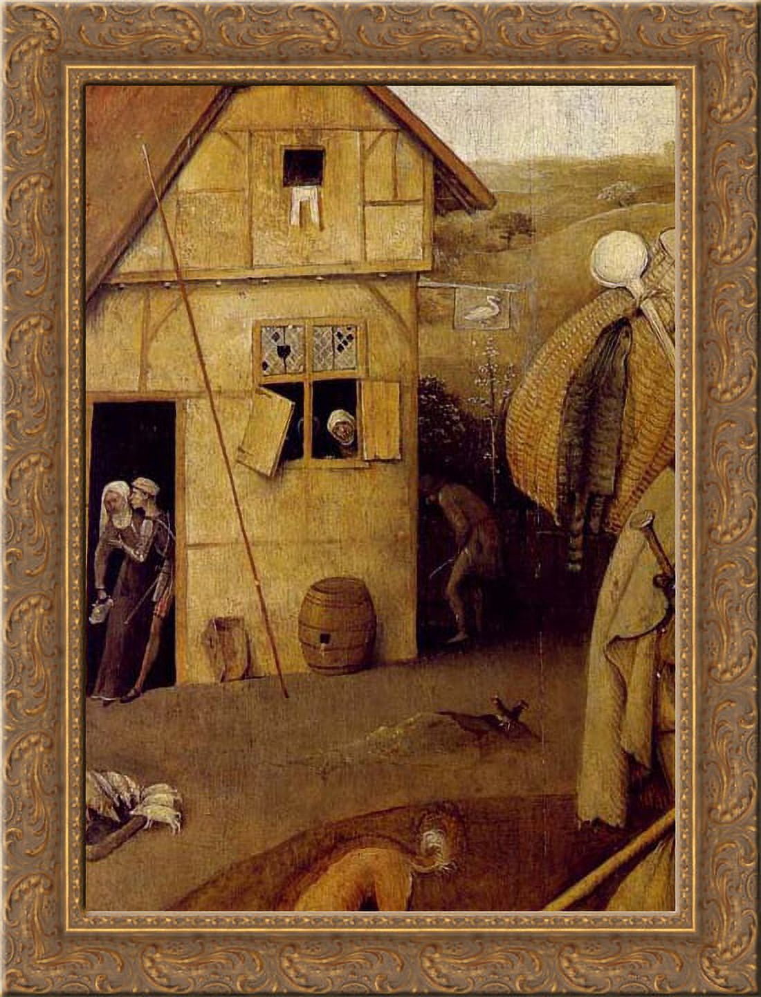 The wayfarer 20x24 Gold Ornate Wood Framed Canvas Art by Bosch ...
