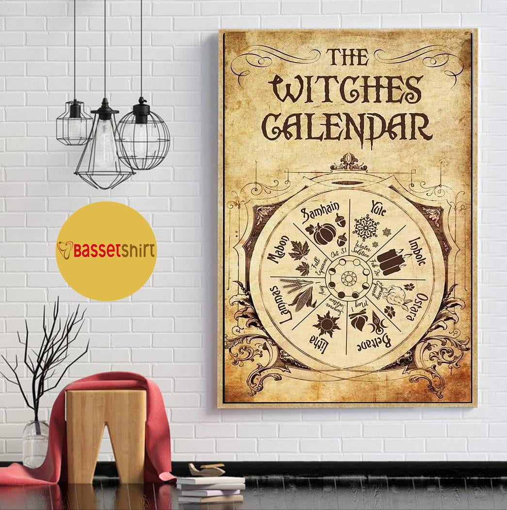The witches calendar poster 11 x 17 Inch Poster - Walmart.com