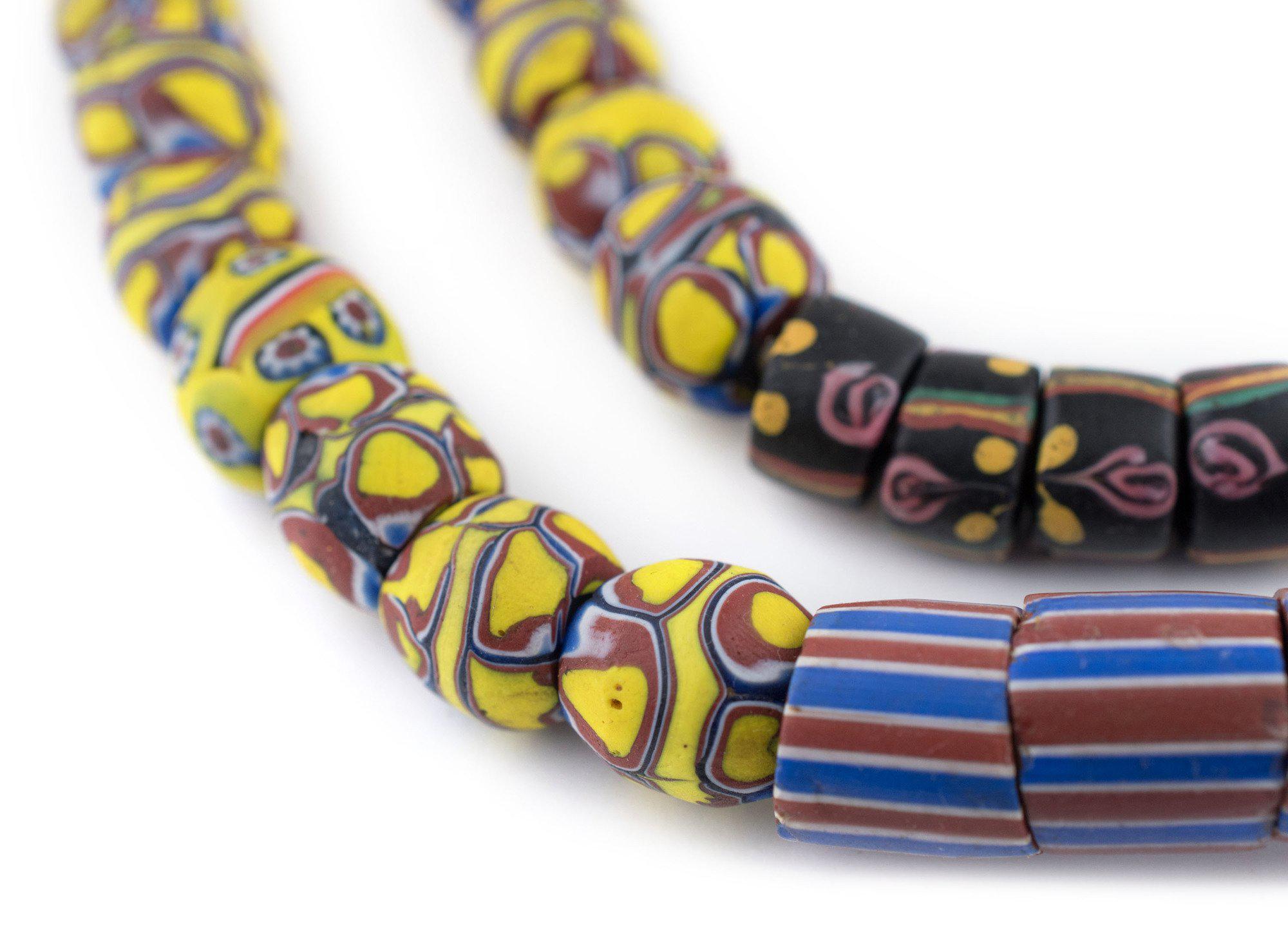 The Bead Chest Antique Venetian Millefiori Beads: Genuine African Trade ...