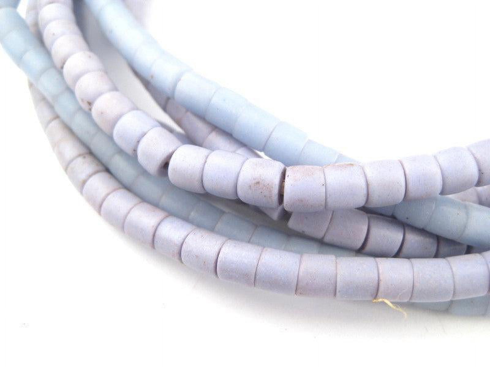 The Bead Chest Baby Blue Turkana Beads: Authentic East African Tribal ...