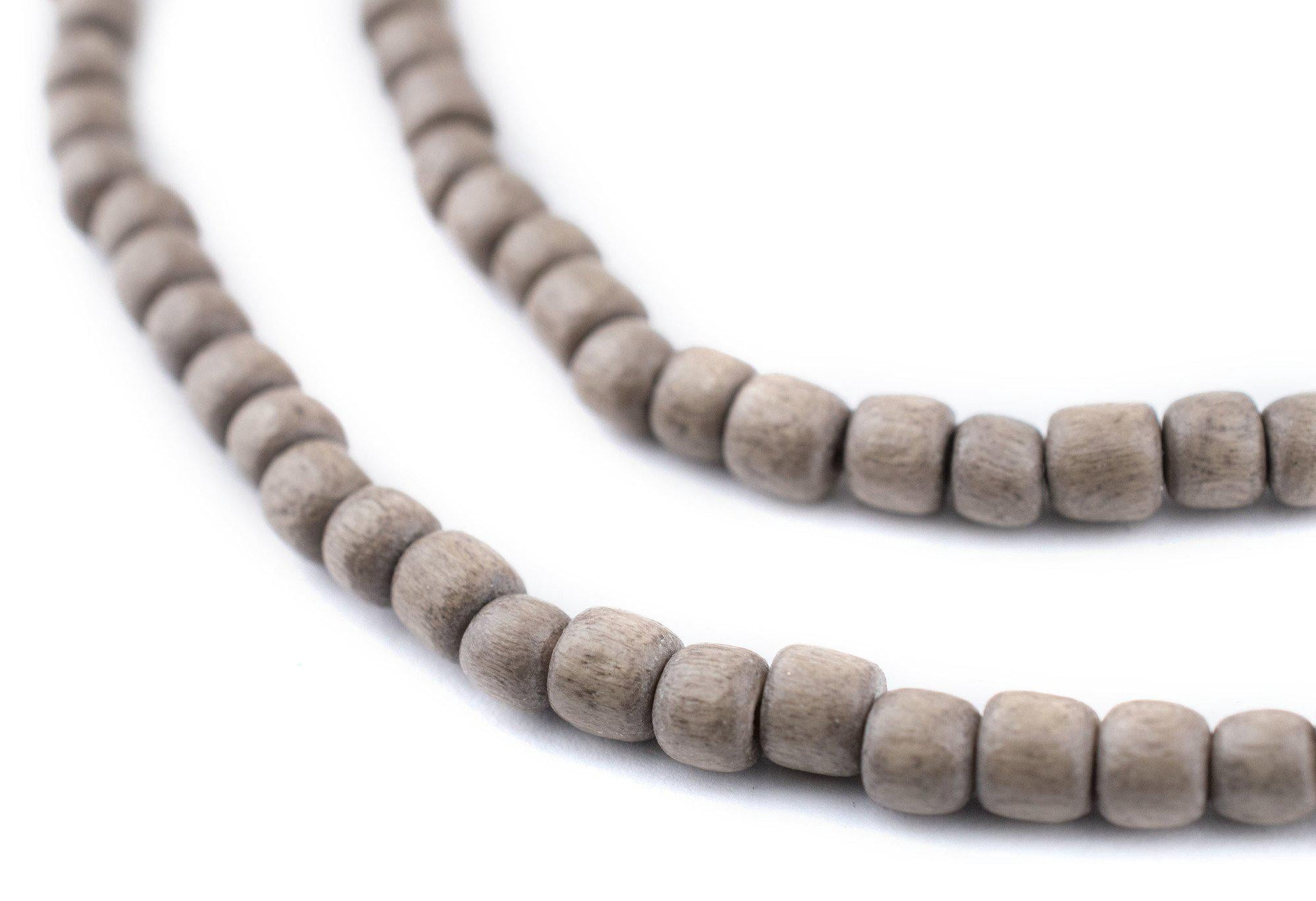 The Bead Chest Brown Nugget Natural Wood Beads (5mm): Organic Eco ...