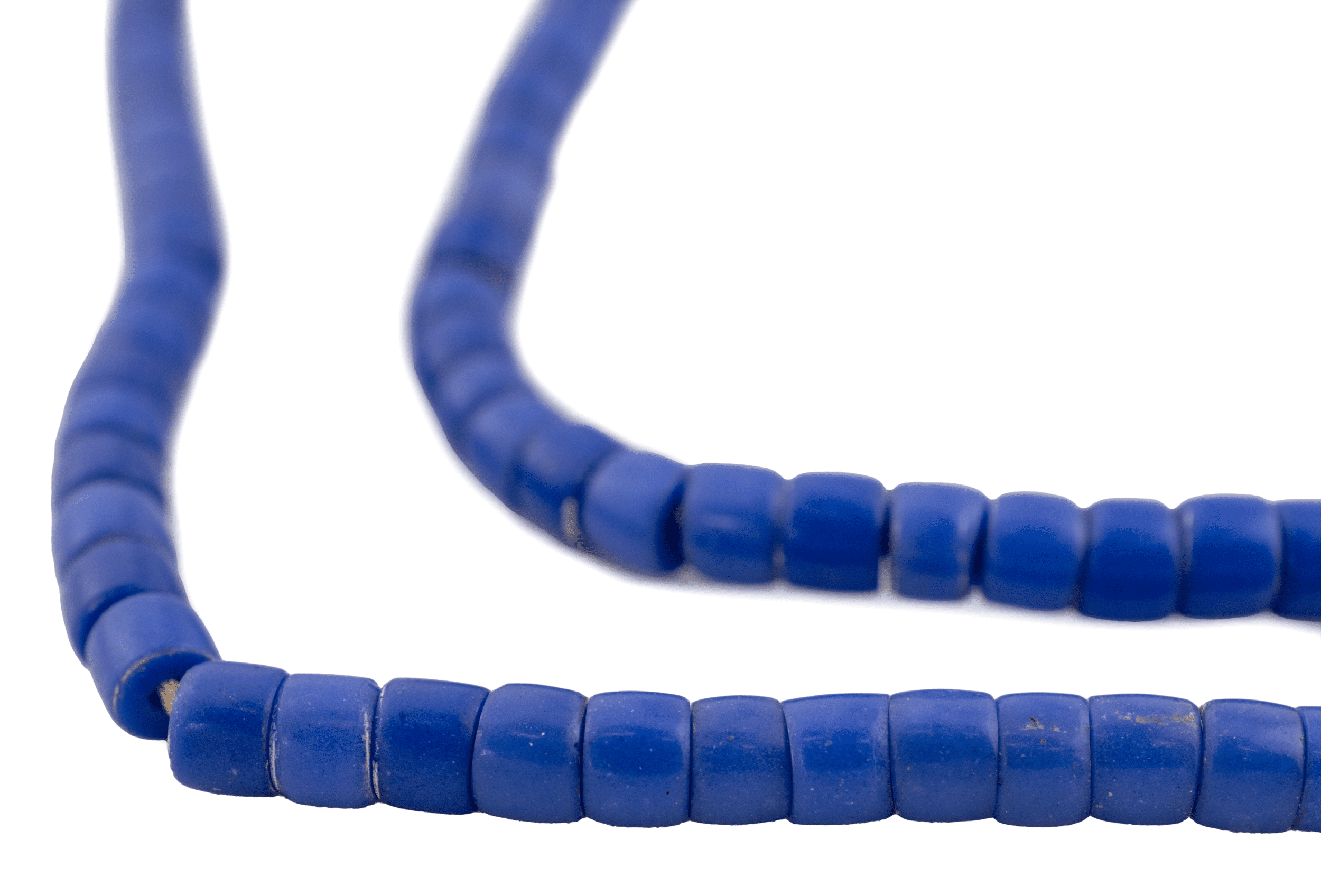 The Bead Chest Cobalt Blue Turkana Beads: Authentic East African Tribal ...