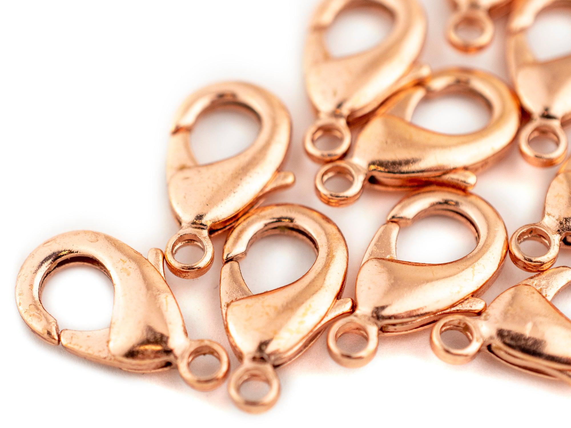 The Bead Chest Copper Lobster Clasps (19mm, Set of 10) - Walmart.com