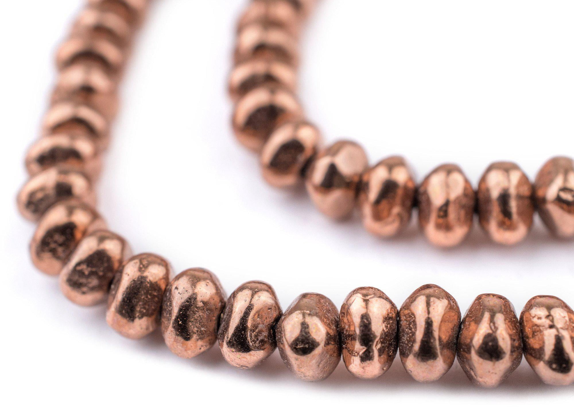 The Bead Chest Copper Nugget Beads (5x7mm) - Walmart.com