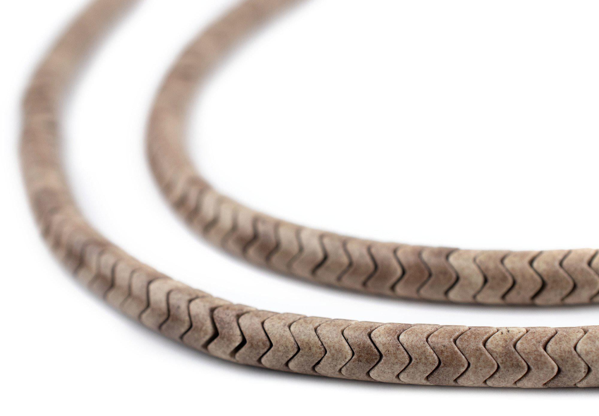 TheBeadChest Grey Agate Interlocking Snake Beads (6mm) - Walmart.com