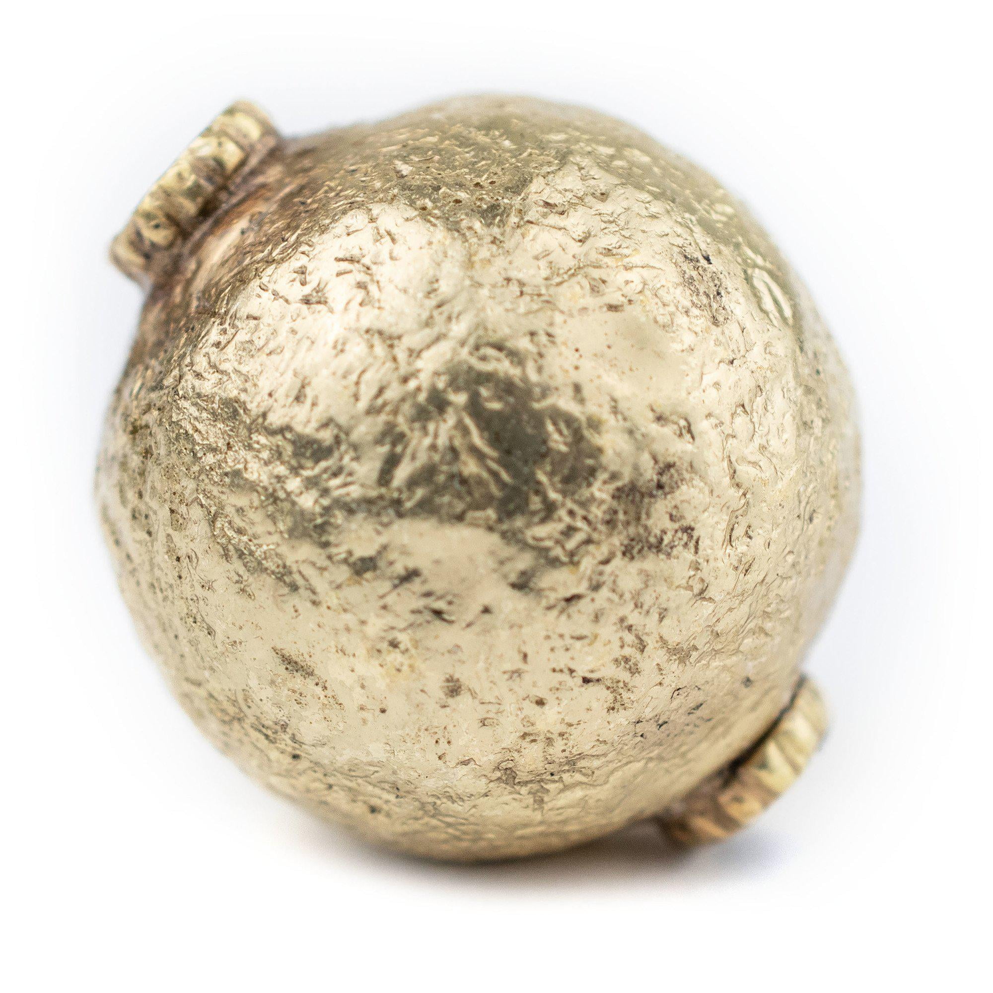 The Bead Chest Jumbo Hollow Brass Bead (26mm): Large Centerpiece ...