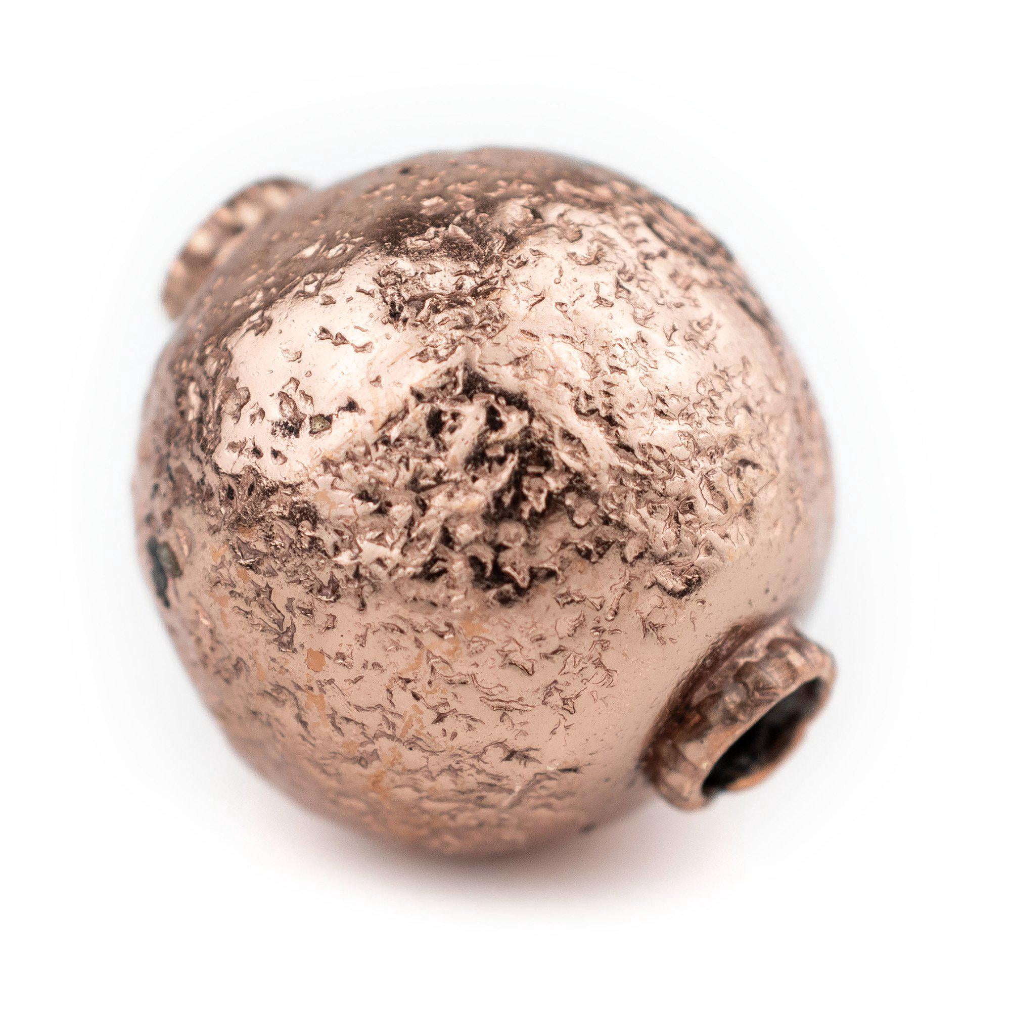 The Bead Chest Jumbo Hollow Copper Bead (26mm): Large Centerpiece ...