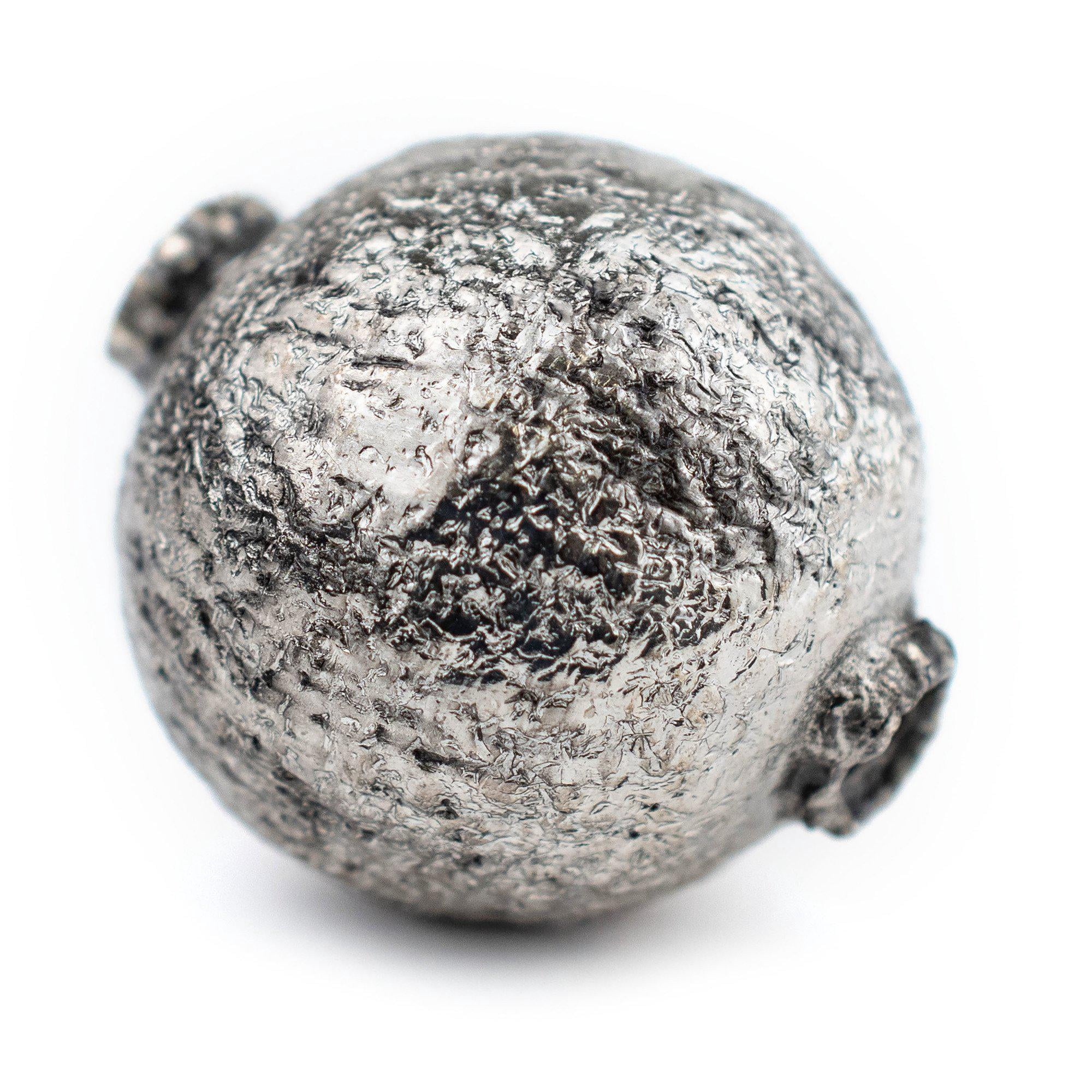 TheBeadChest Jumbo Hollow Silver Bead (26mm): Large Centerpiece Pendant ...