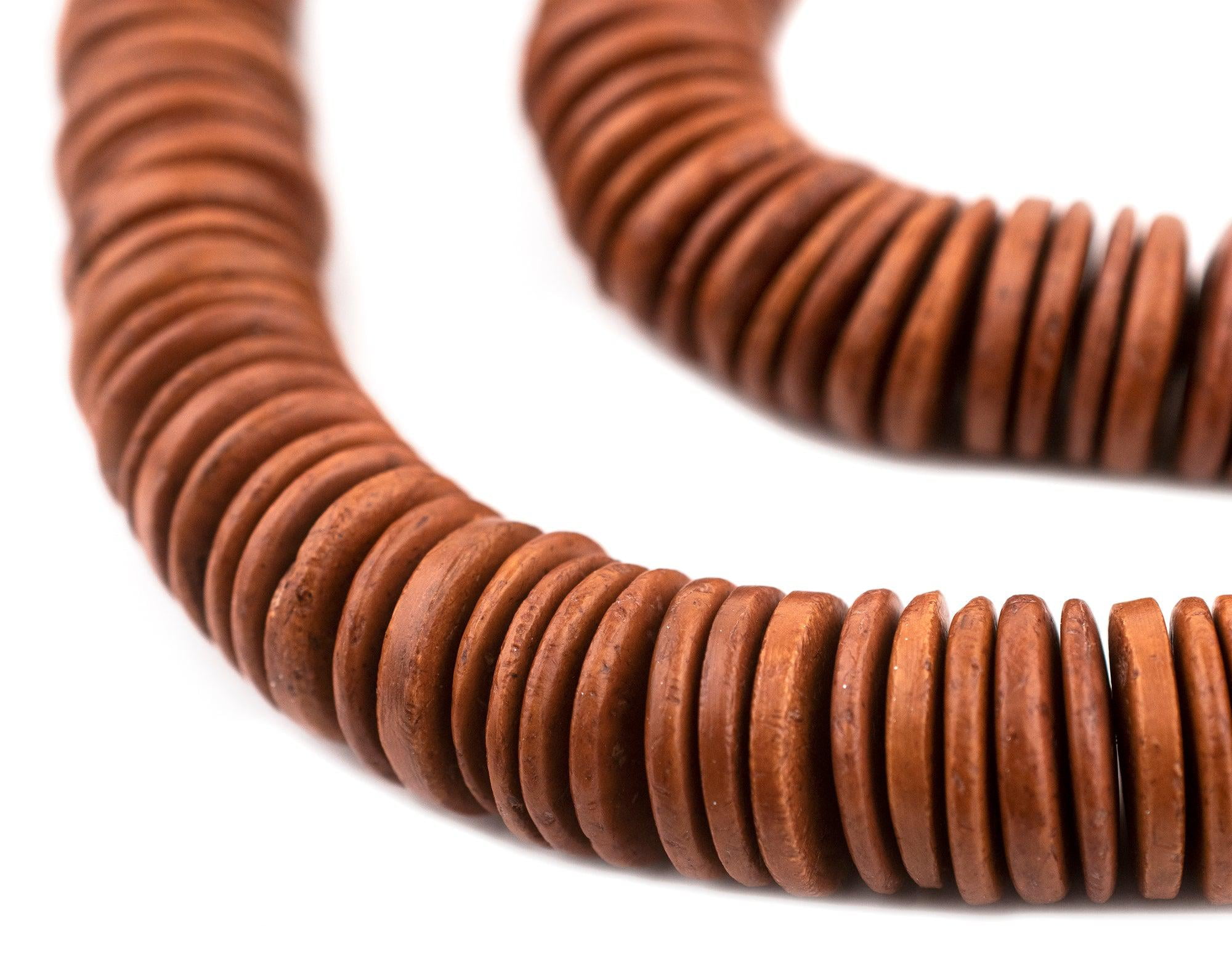 The Bead Chest Light Brown Disk Coconut Shell Beads (20mm) - Walmart.com