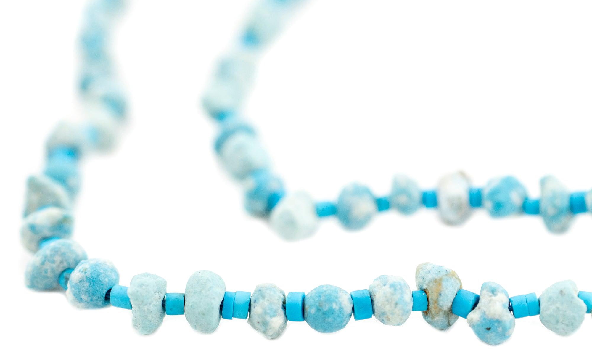 TheBeadChest Middle Eastern Turquoise Nugget Beads 4-7mm Afghanistan ...