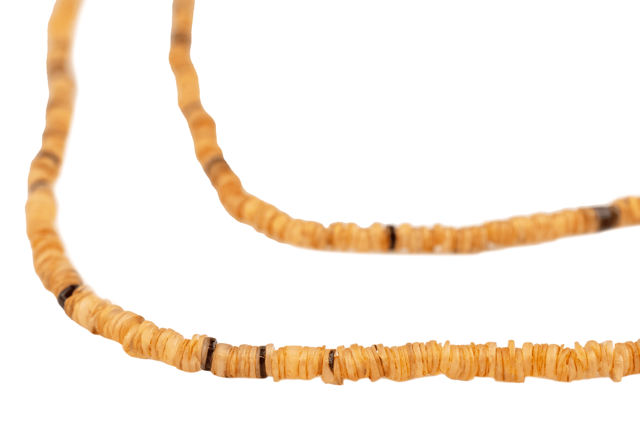 The Bead Chest Orange Natural Shell Heishi Beads (3mm) - Walmart.com