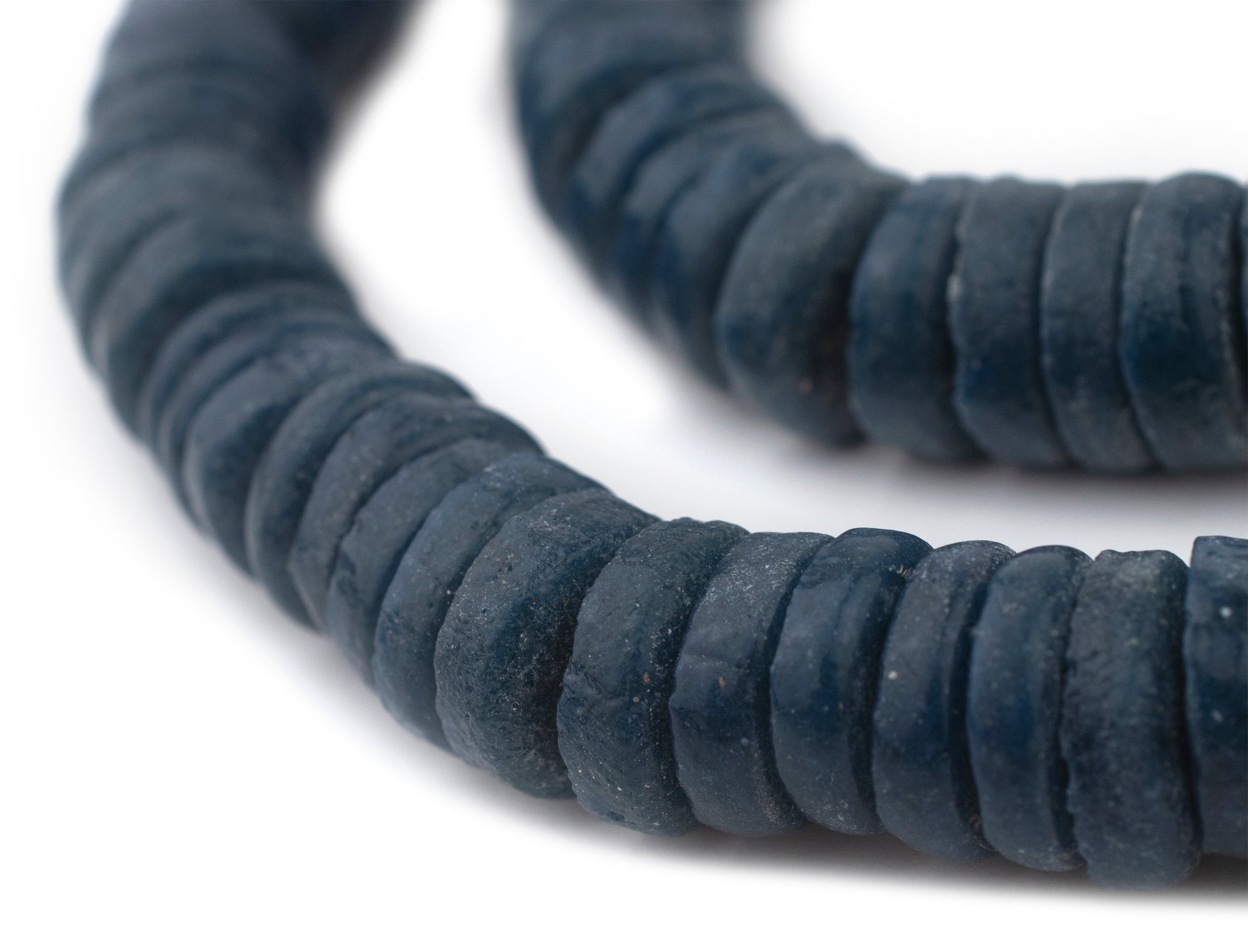 The Bead Chest Teal Ashanti Glass Disk Beads (18mm) - Walmart.com