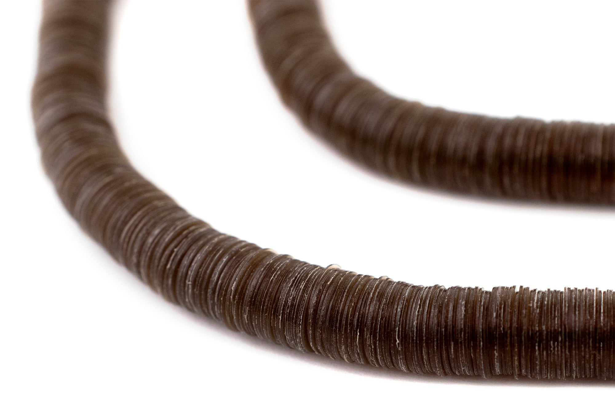 The Bead Chest Translucent Brown Vinyl Phono Record Beads (8mm ...