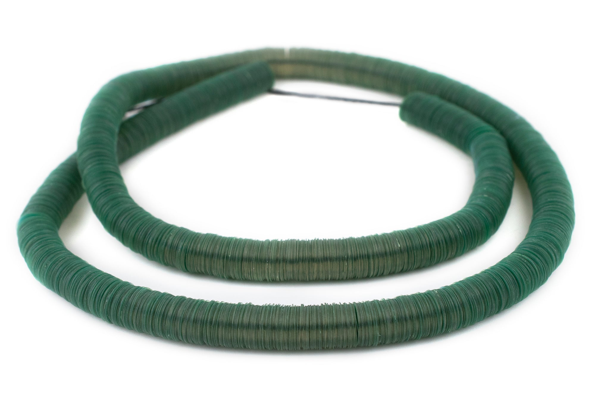 The Bead Chest Translucent Green Vinyl Phono Record Beads (12mm ...