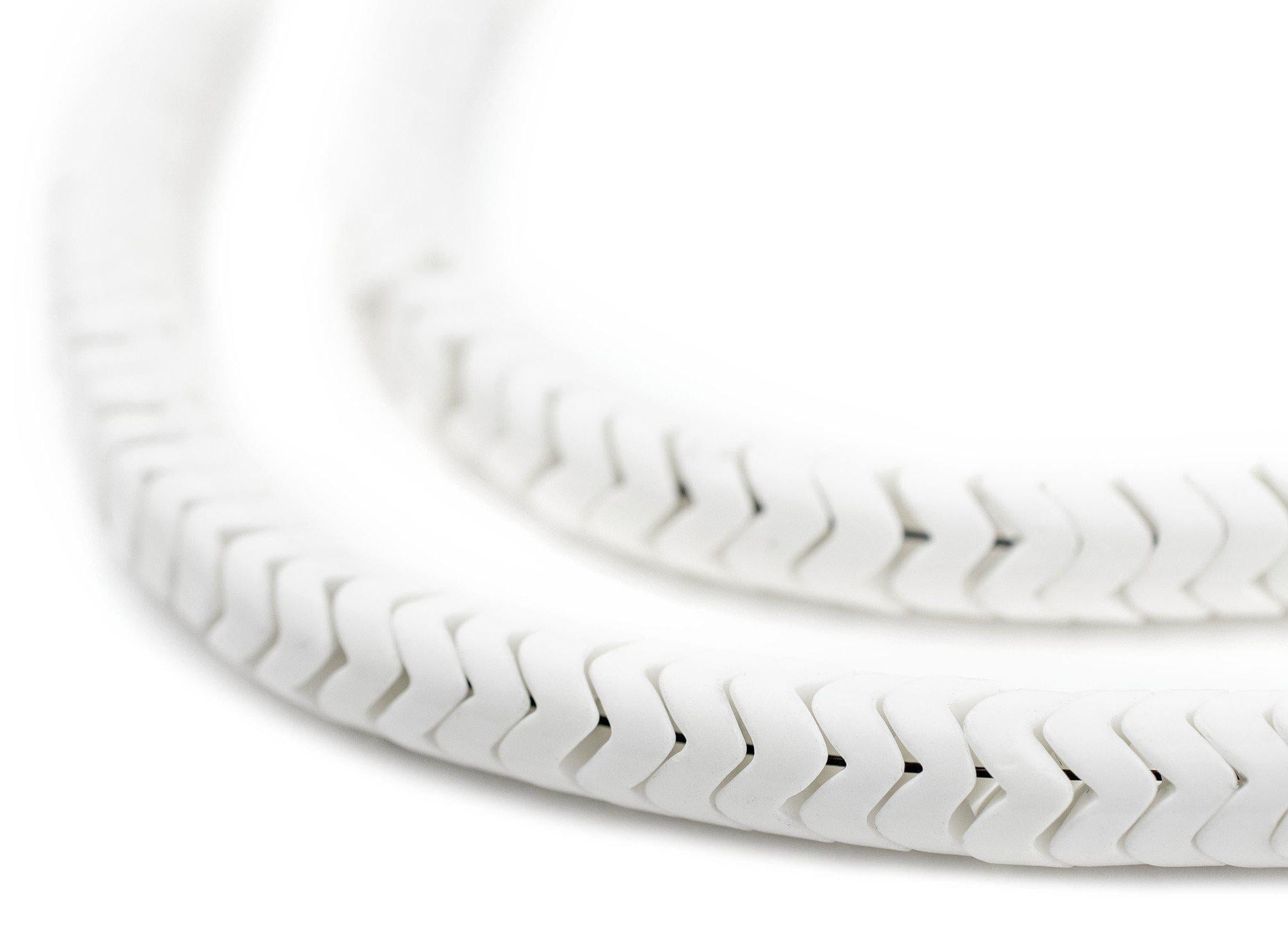 The Bead Chest White Agate Interlocking Snake Beads (8mm) - Walmart.com