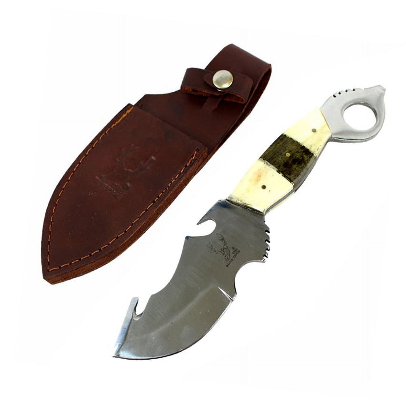 TheBoneEdge 8.5" Handmade Full Tang Tactical Fixed Blade Hunting ...