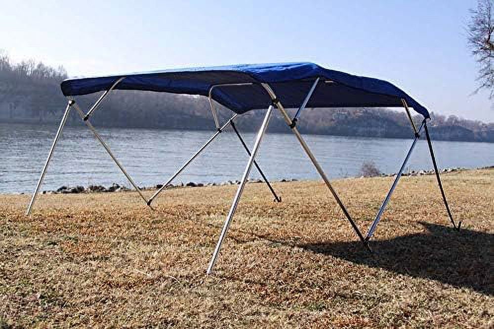 TheCOMPANY Blue Pontoon/Deck Boat 4 Bow Bimini Top 8' Long, 91-96" Wide ...