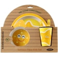 TheClearConscience Bamboo kids dinnerware set I 5 pieces tableware set ...