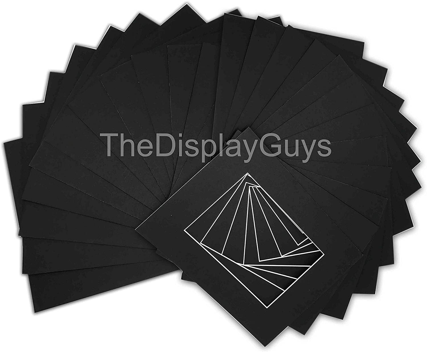 TheDisplayGuys 10-Pack pre-cut Acid-Free Mat Boards 11x14 matted to ...