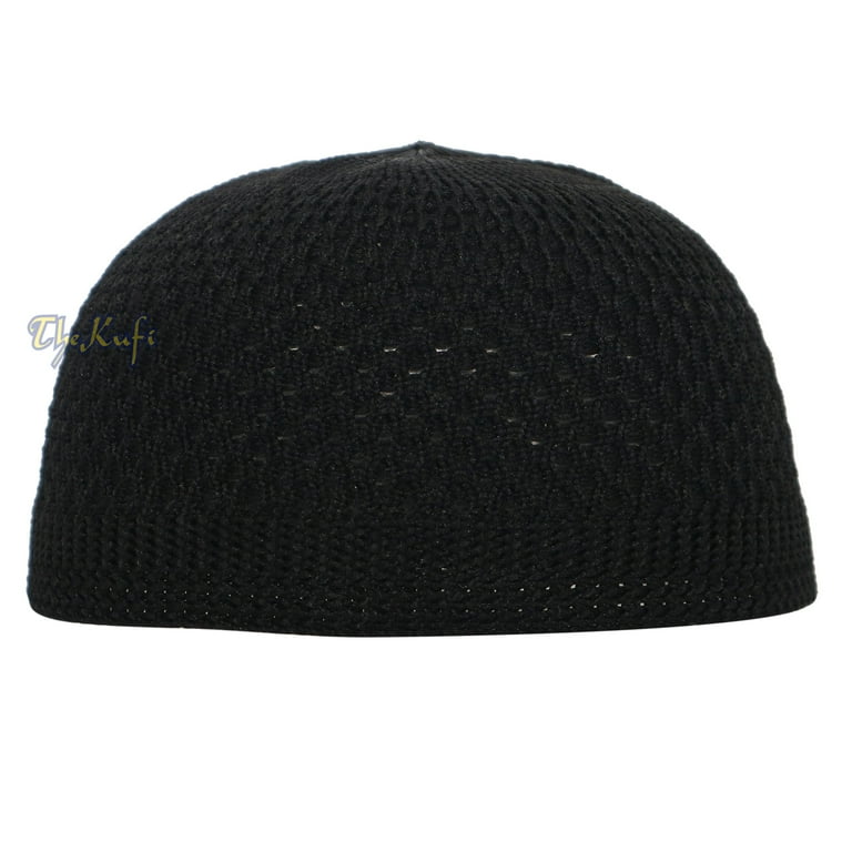 Black Muslim Hat Kufi Cone Taj Black Sufi Muslim Kufi Hat