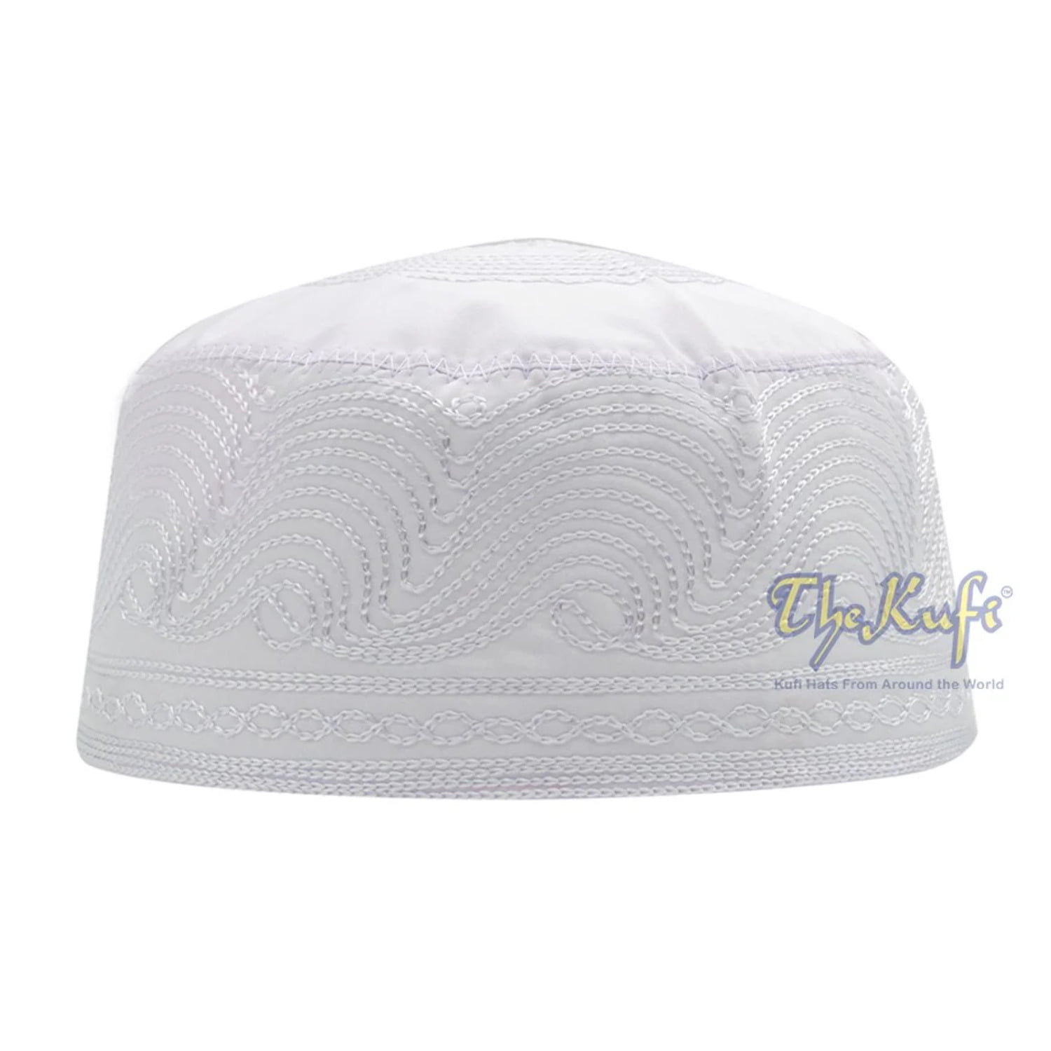 TheKufi® White Muslim Kufi Hat 9cm Cotton-blend Islamic Topi Tupi Prayer Hat Hat (S) - Walmart.com
