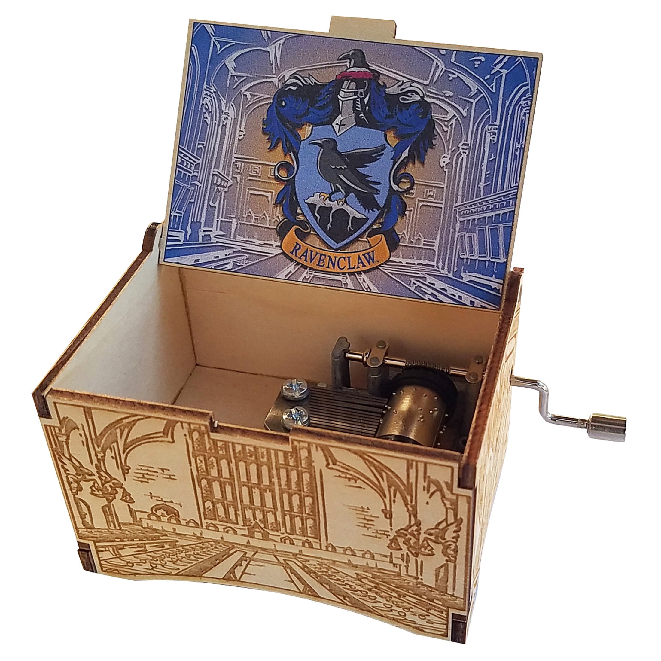 TheLaser'sEdge, Harry Potter Hogwarts Castle Music Box with Hedwig's ...