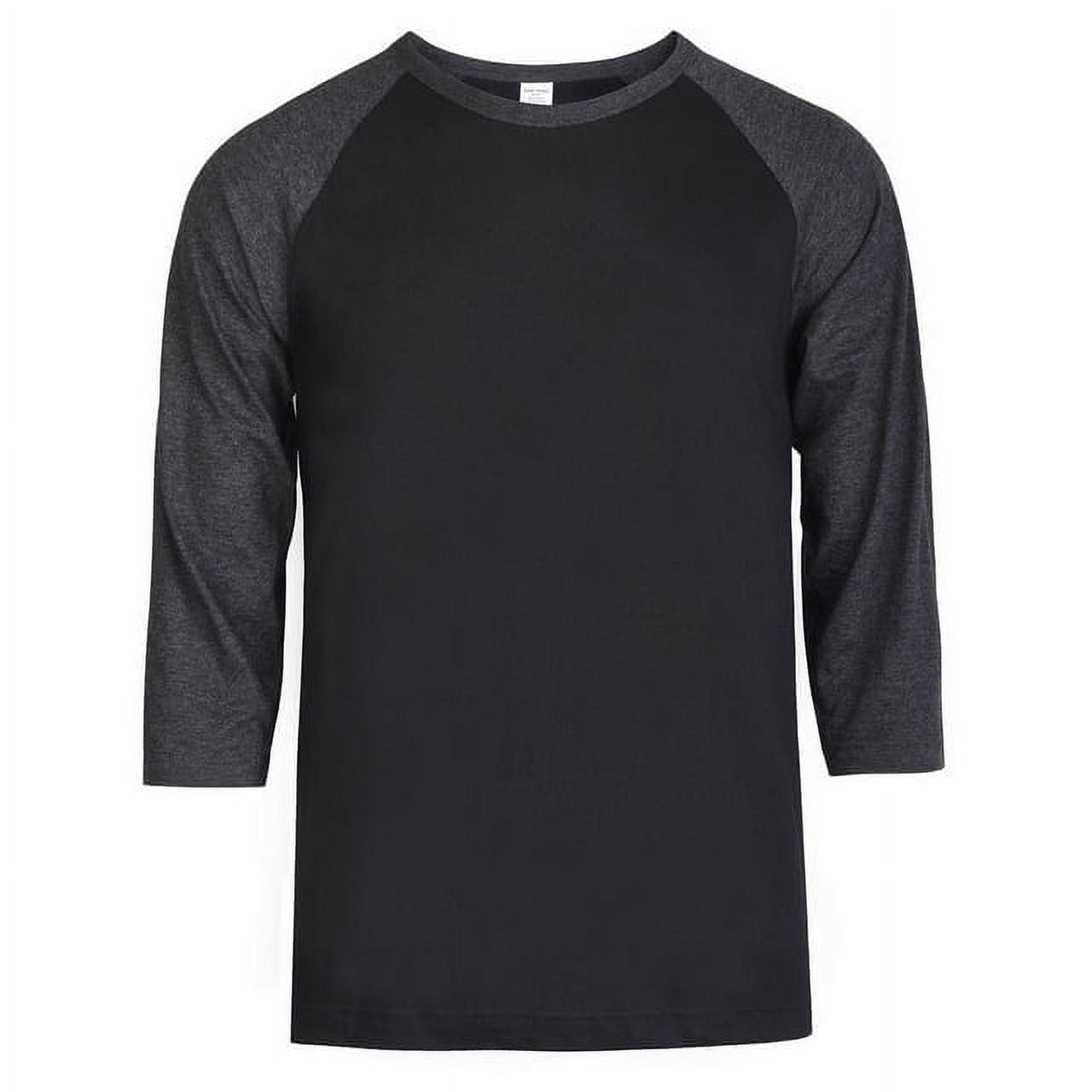 TheLovely Men's 3/4 Sleeve Crew Neck Raglan Jersey Baseball Tee Shirts ...