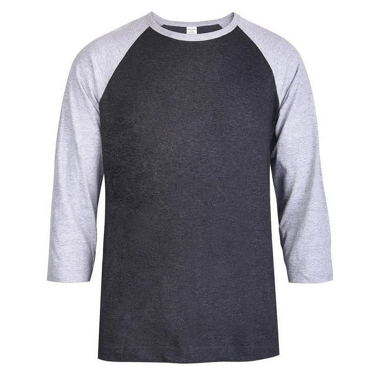 TheLovely Men's 3/4 Sleeve Crew Neck Raglan Jersey Baseball Tee Shirts ...