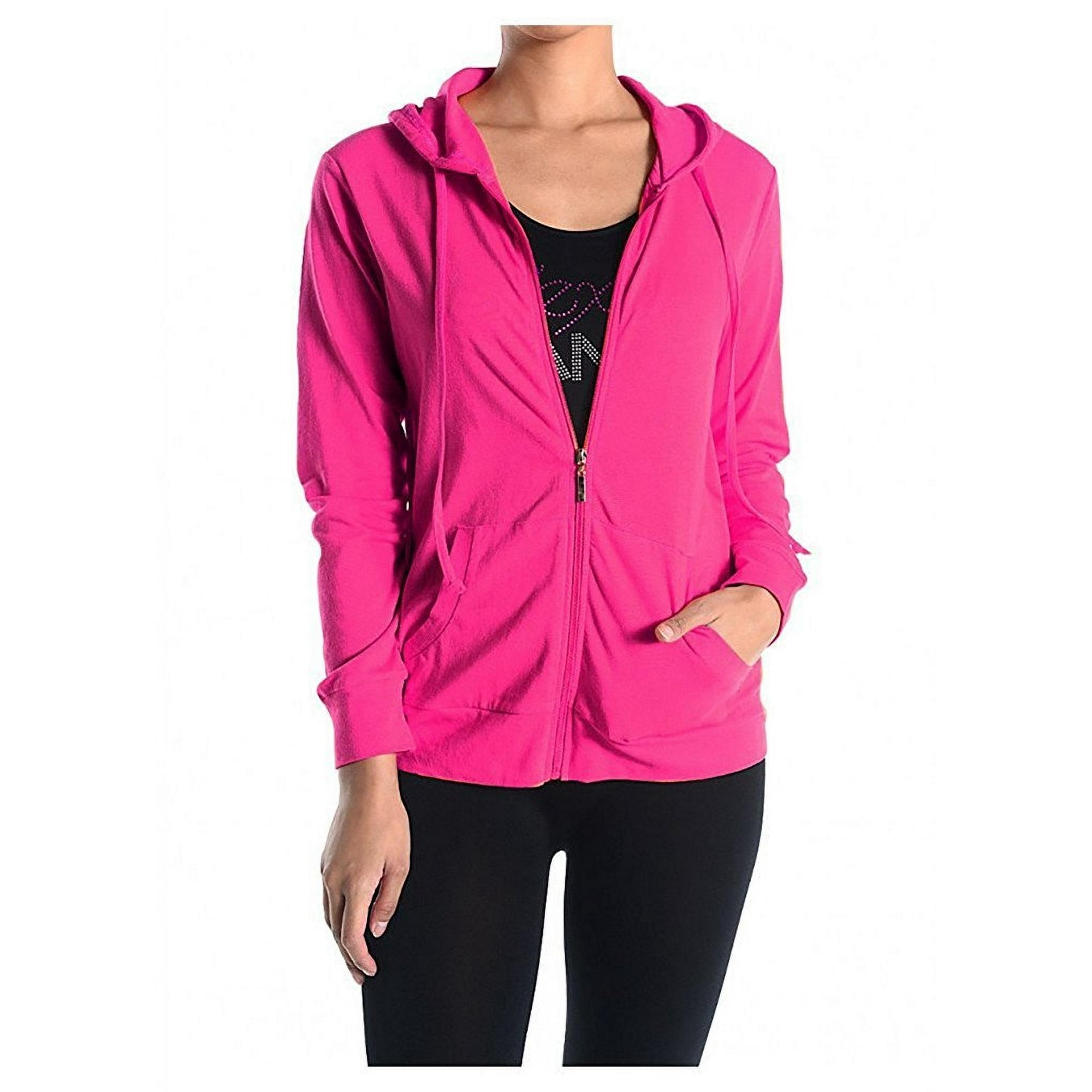 Thelovely Womens Lightweight Cotton Blend Long Sleeve Zip Up Thin