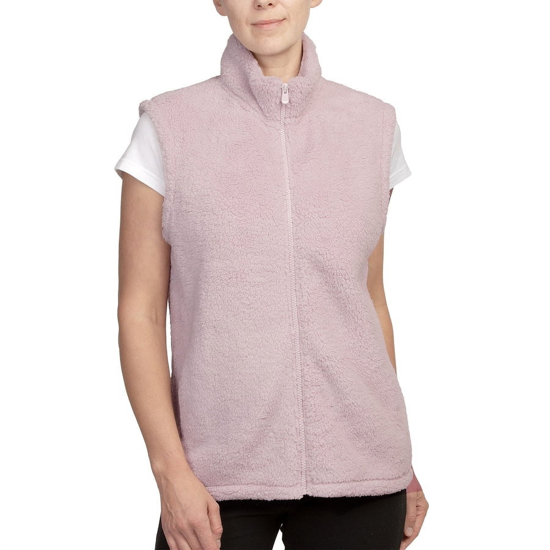 TheLovely Women's Soft Sherpa Fleece Winter Warm Lightweight Zip-Up ...