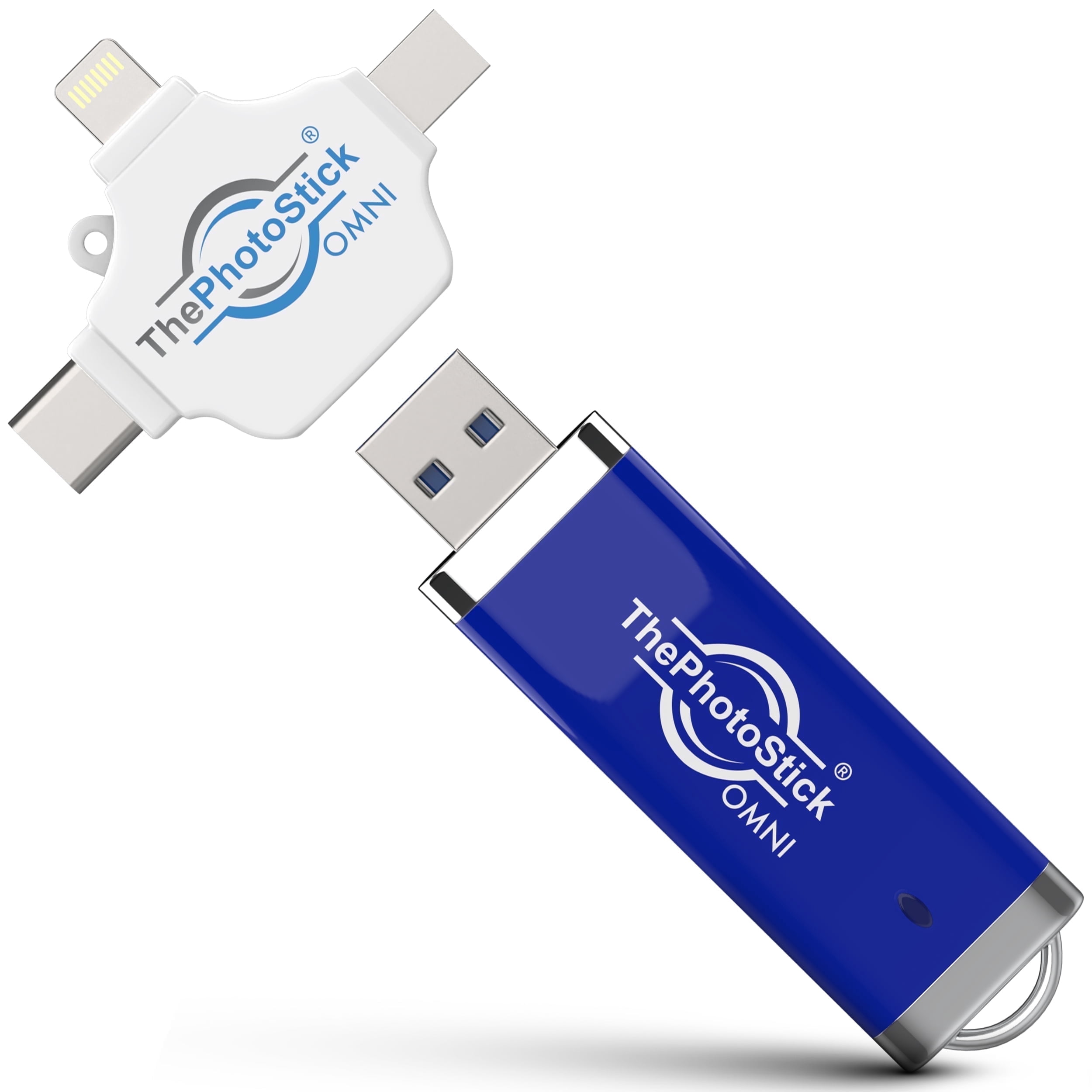 ThePhotoStick Omni 256GB, External Flash Drive, USB Photo and Video ...
