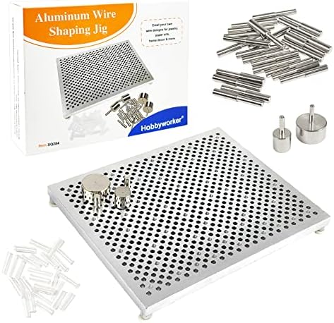 TheWire Bending Jig,Includes 30 Metal pegs for Jewelry Making Tools and ...