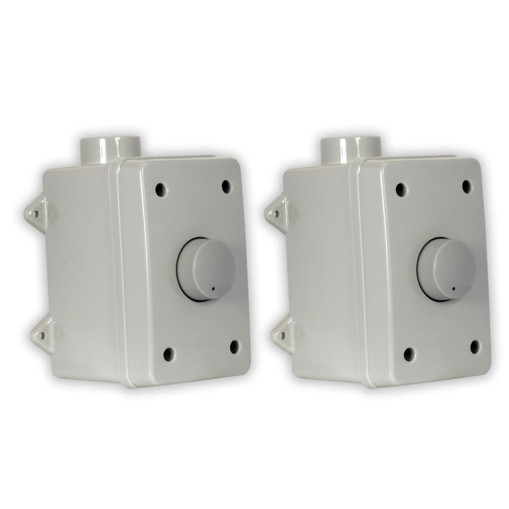 Theater Solutions OVCDG Outdoor Volume Controls Gray Weatherproof 2 ...