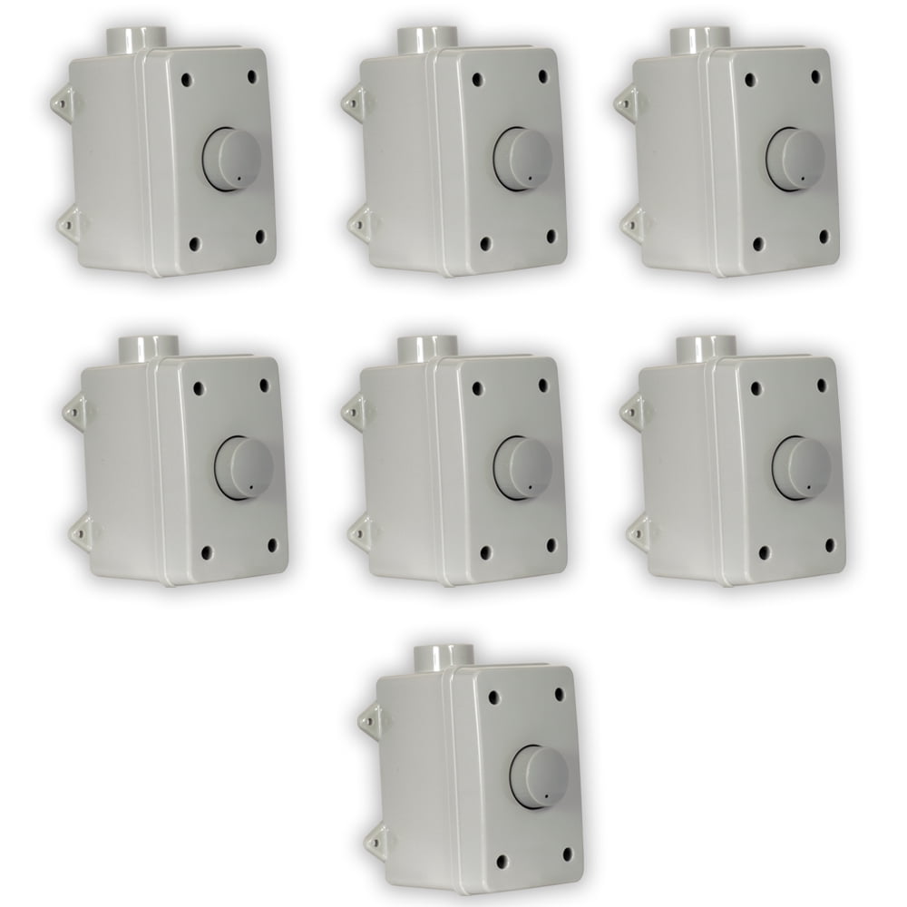Theater Solutions OVCDG Outdoor Volume Controls Gray Weatherproof 7 ...