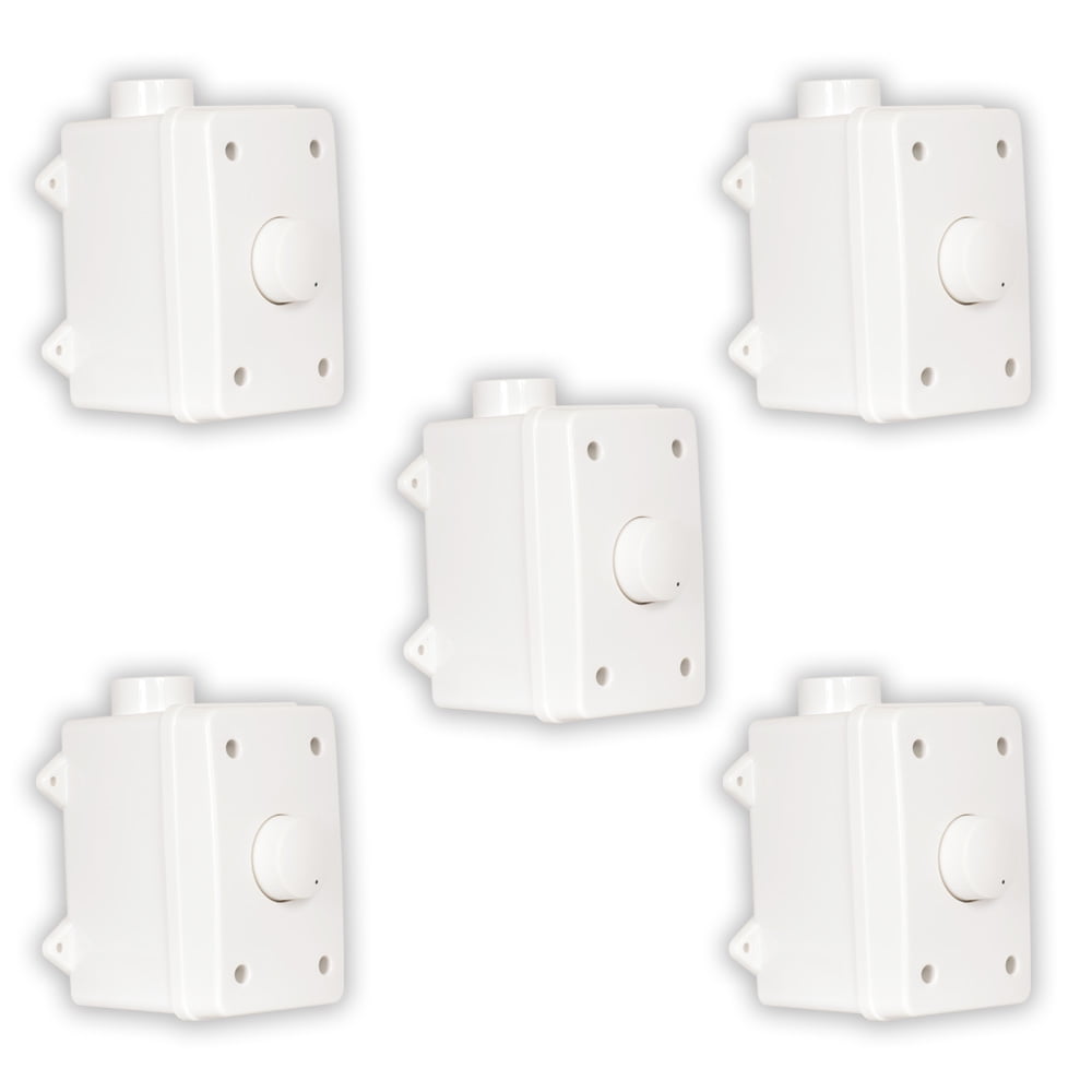 Theater Solutions OVCDW Outdoor Volume Controls White Weatherproof 5 ...