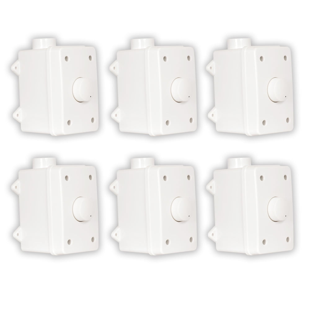 Theater Solutions OVCDW Outdoor Volume Controls White Weatherproof 6 ...